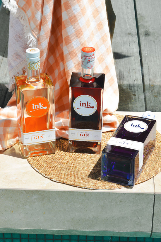 Ink Sloe & Berry Gin 1L Deluxe Bottle – Ink Gin